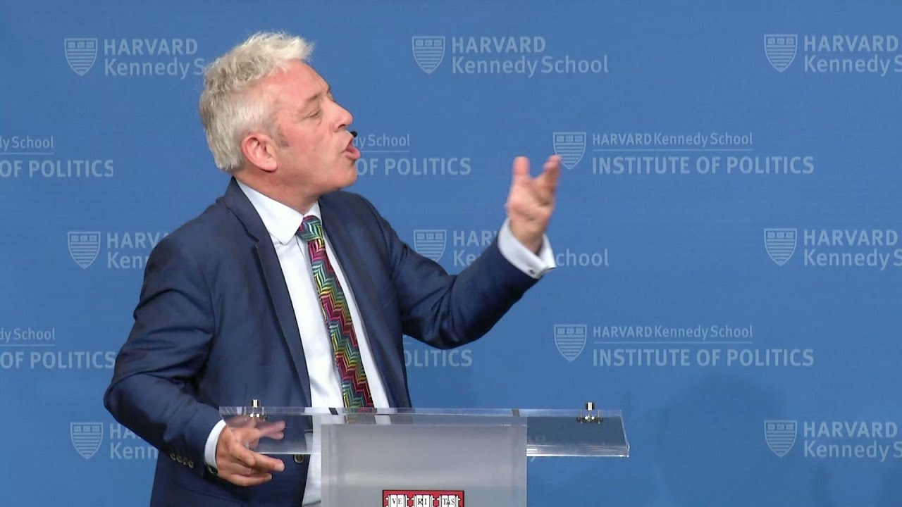 John Bercow: A Public Address By The Right Honourable MP, 2019 ...