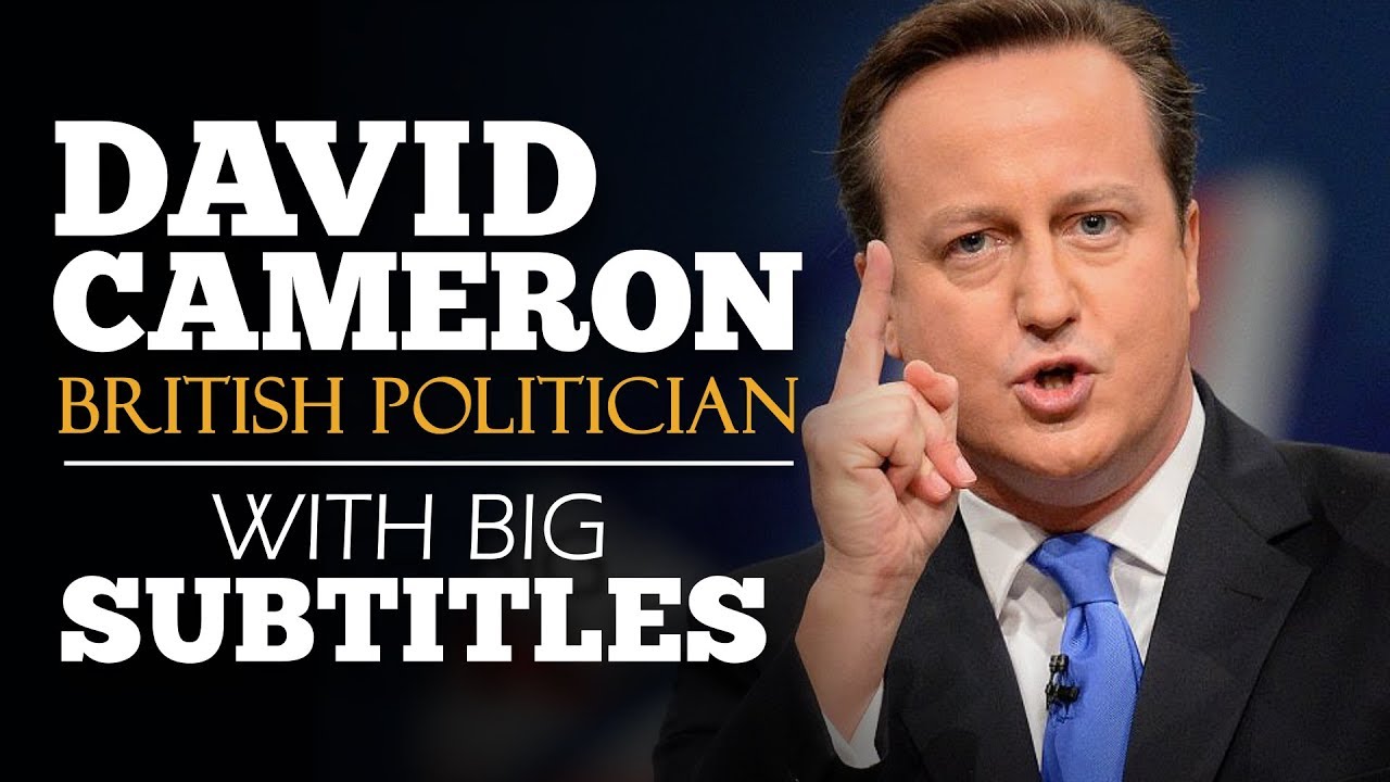 DAVID CAMERON: Brexit Referendum, 2013 | British Heritage